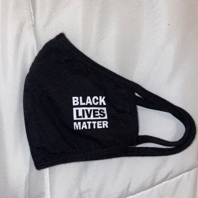 BLM Reusable Cloth Face Mask Covering, Black Lives Matter Slogan Logo 2 ...