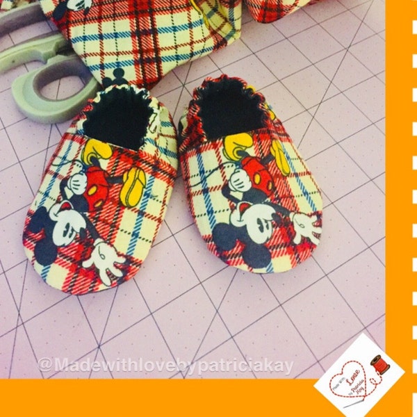 Reversible Baby Shoes Sewing Pattern- PDF Tutorial in English With ...