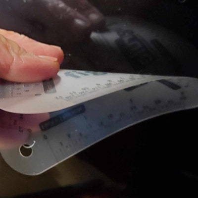 Dollhouse Miniature Scale Ruler / Converter Automatic Measuring Tool ...