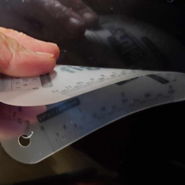 Dollhouse Miniature Scale Ruler / Converter Automatic Measuring Tool ...