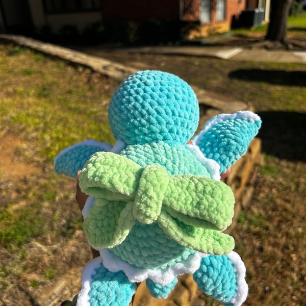 Bow and Heart Turtle Crochet Pattern Valentines Day 2-in-1 Pattern PDF ...