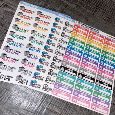 2023 Planner Stickers, 2023 Script Stickers, 2023 Stickers for Dating ...