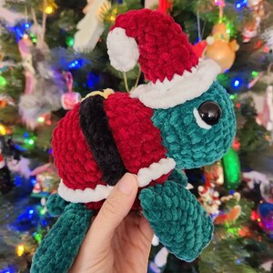 Santa Christmas Turtle Pattern Crochet PDF Download Beginner - Etsy