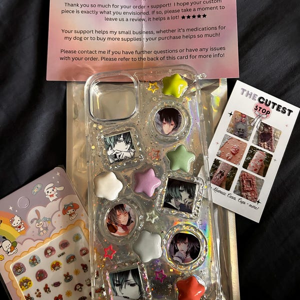 Kawaii Decoden Toploaders for Kpop/gamer/anime Cards - Etsy