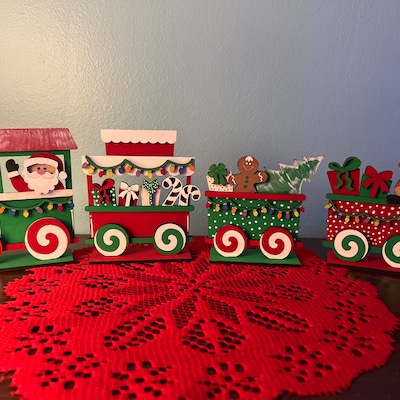Santa Train DIY Kit, Holiday Train, Christmas Train, Santa Christmas ...