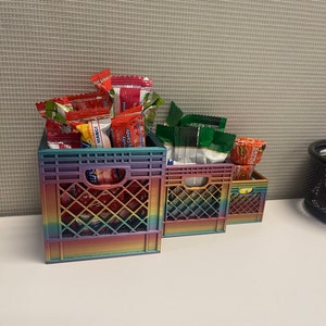 Mini Crate – Small, Medium, or Large Organizer Bins in Multiple Colors ...