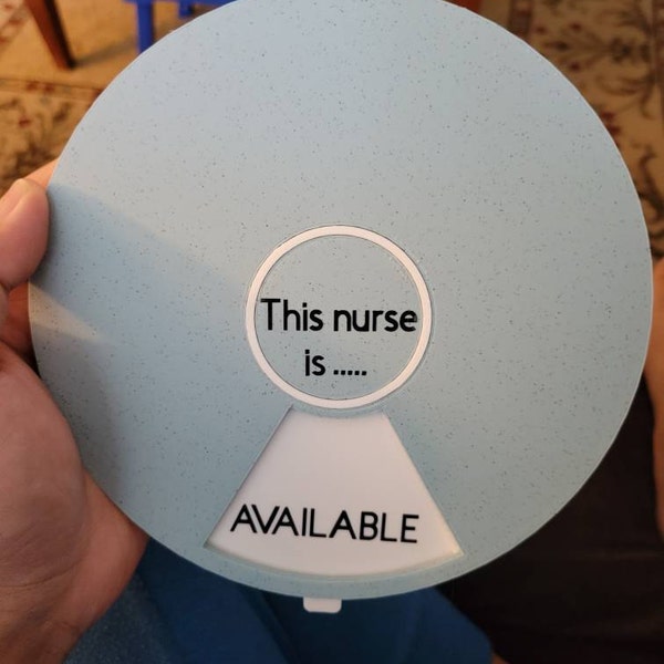 Custom Vinyl Out-of-office Status Signs Personalized Work Status ...