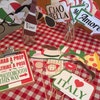35 Italian Photo Booth Props, Italy Themed Party Props, Love Rome Party ...