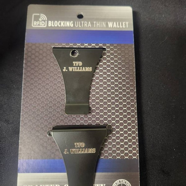 United States Army RFID Wallet and Money Clip | UV Printed | Black - Etsy