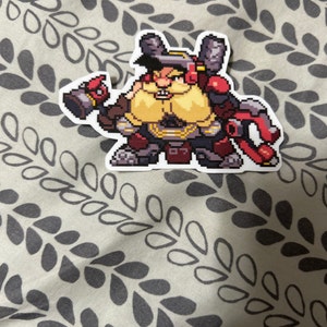 Overwatch 2 Ramattra Pixel Spray Vinyl Sticker Decal, Laptop, Phone ...