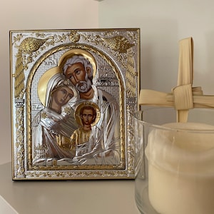 Virgin Mary Three-handed Silver Christian Orthodox Icon / - Etsy