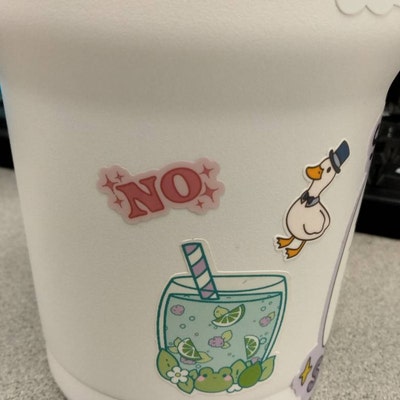 Small Pink No Mini Stickers Waterproof Waterbottle Stickers Tiny ...