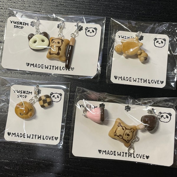 Japanese Chocolate Charm Set of 3 / Koala's Biscuit, Strawberry Choco ...