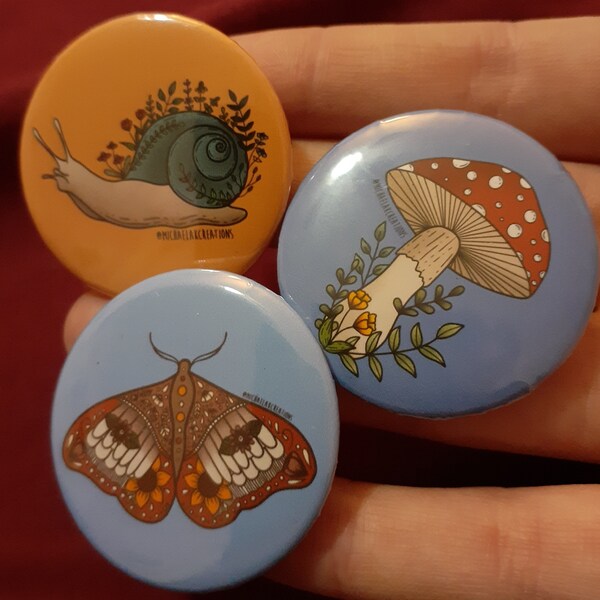 CHOOSE - Button Pack (3, 6, 10 Buttons) | Cute Pin Pack | Button Pins ...