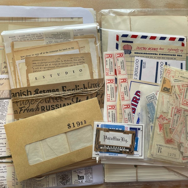 Vintage Registered Postage Mail Labels. - Etsy