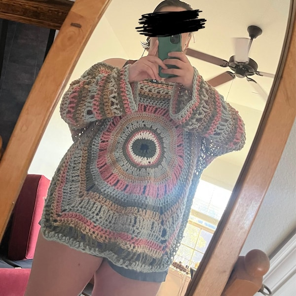 Eye Sweater Pattern | Crochet Eye Sweater | Advanced Pattern | PDF File ...