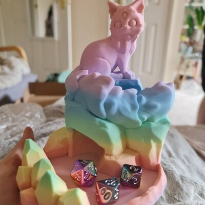 Dice Tree 3D Printed Dice Guardian D&D Tabletop RPG Dice Storage ...