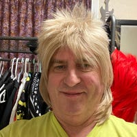 Black Rocker Rod Stewart Style Spiky Black Wig 10-60a-rod-1b - Etsy