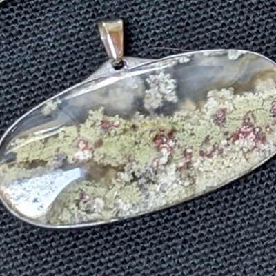 Moon Drop Crescent Wire Wrap Amulets Copper, Rainbow Rose Quartz, Grey ...