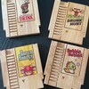Retro 8 Bit COLOR Mini Wood Coasters With FREE SHIPPING Select up to 8 ...