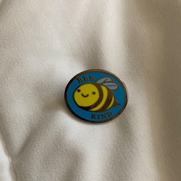 Bee Kind Enamel Pin - Etsy