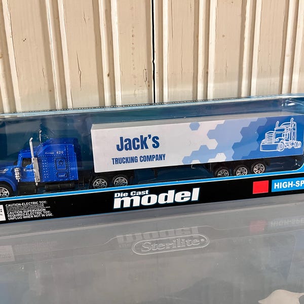 Personalized Toy Truck: Custom Name Gift, Uv-printed - Etsy