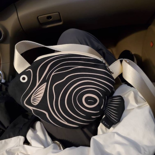 Midnight Emperor Angelfish Fanny Pack - Etsy