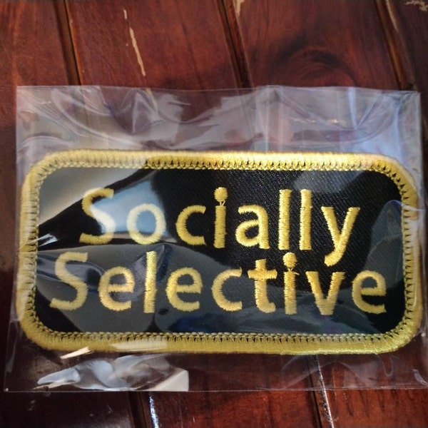 Socially Selective Pet Patch, Dog Patch, Pet Patch, Pet Vest Patch, Sew ...