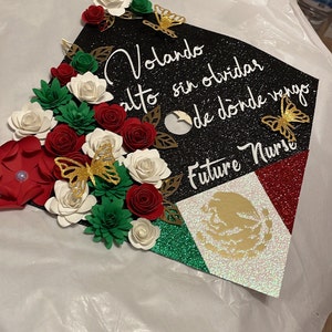 Mexican Flag Graduation Cap Topper Graduation Cap Topper - Etsy