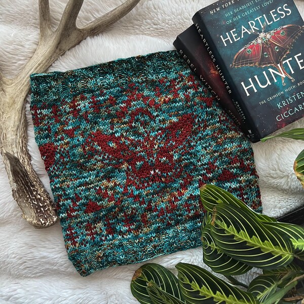 Cecropia Cowl Pattern, Silk Moth Cowl, Knitting Pattern, Digital PDF ...