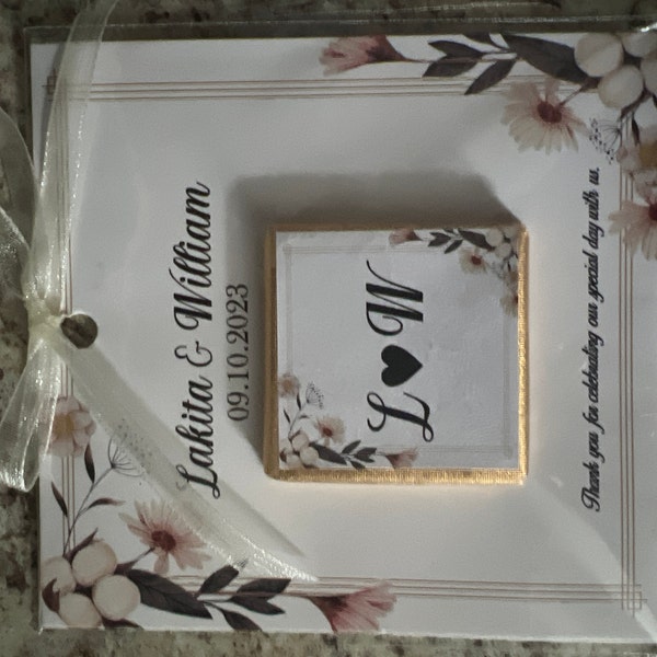 Wedding Chocolate, Wedding Favors Chocolate, Favours for Guests, Party ...