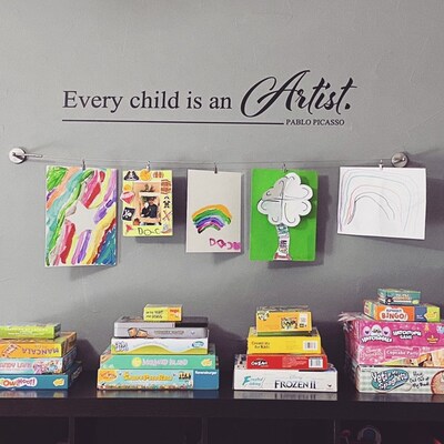 Every Child is an Artist Wall Decal, Create Draw Paint Children's Wall ...