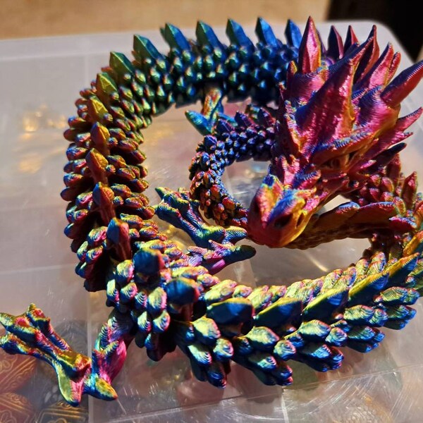 Articulated Spike Dragon Fidget Desk Figure - Etsy