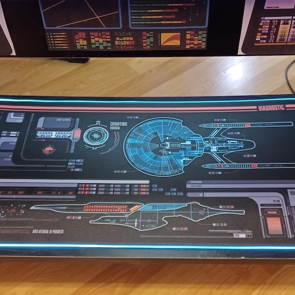 NEW!! Trekkers Enterprise-f LCARS Display Panel - Extra-large LED ...