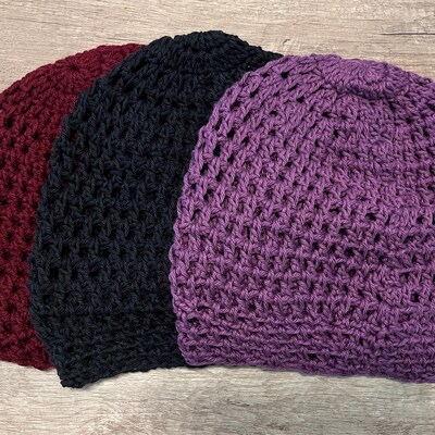 Instant Download PDF Pattern Newsboy Hat/poofy Ribbed Slouchy Beanie ...