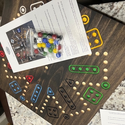 Resource Building Board Game, Game Board Only, Family Games Night - Etsy