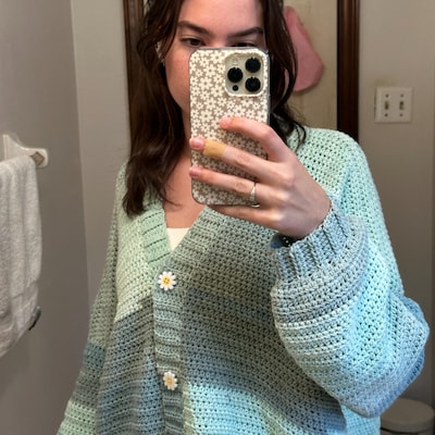 Crochet Pattern Garden Patchwork Cardigan Variety Pack Granny Square ...