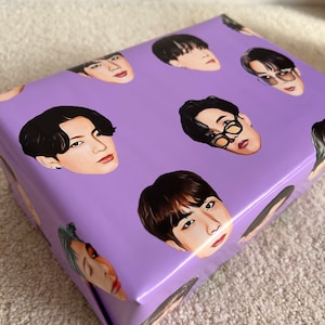 BTS Jin Wrapping Paper BTS Jin Gift Wrap BTS Birthday Gift - Etsy