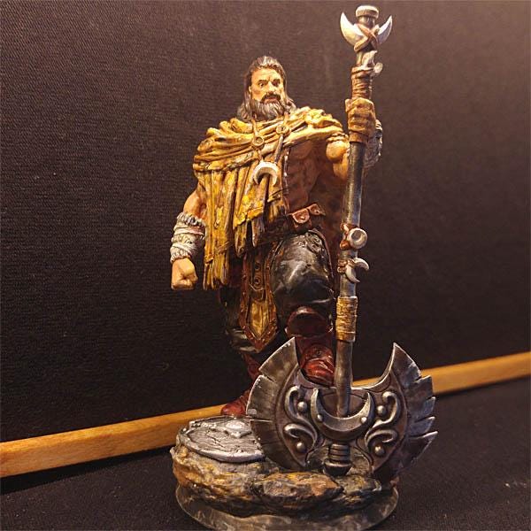 Dark Elf Warrior Miniatur Fighter Varik Dun Ate Tabletop Spiele RPG ...