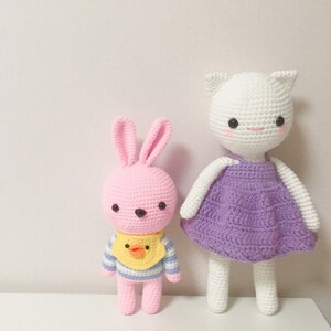 Cotton Candy Bunny // AMIGURUMI PDF PATTERN - Etsy