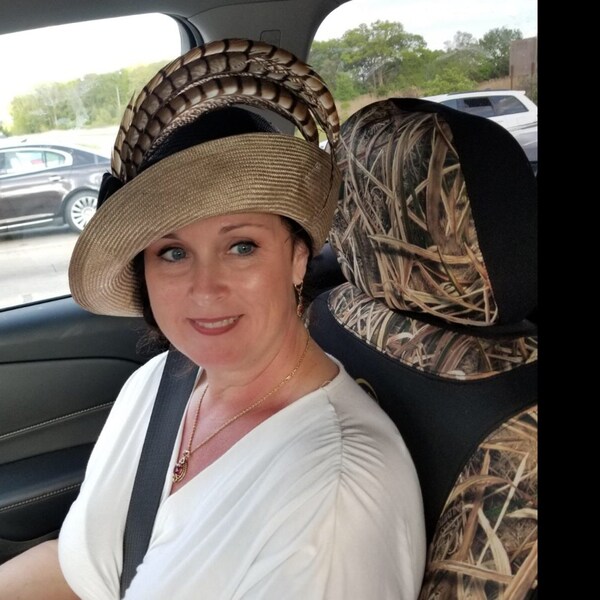 Fiona, Beautiful Two Tone Straw Hat From the Downton Abbey Era, With ...