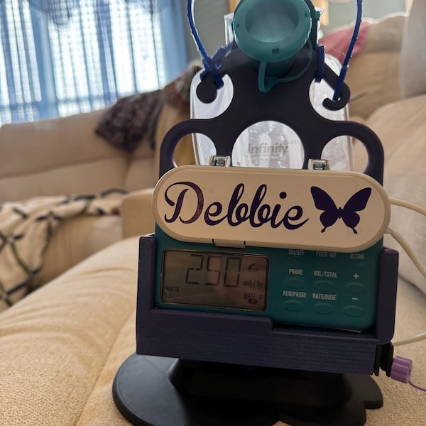 Infinity Feeding Pump Caddy | G-tube Feeding Pump Stand and Hanger| No ...