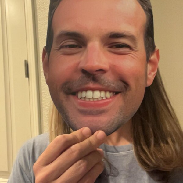 Custom Heads on a Garland Face on Banner Custom Birthday Wall Hang ...