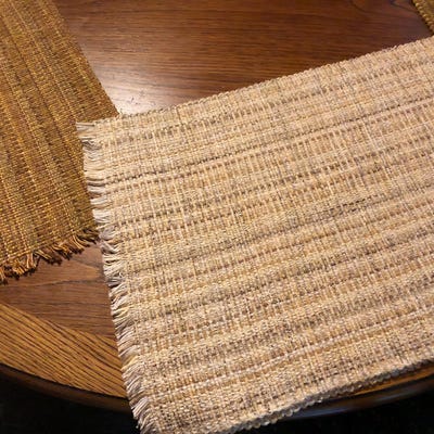Evergreen Forest Pair Placemats , Handwoven, Machine Washable, Dryable ...
