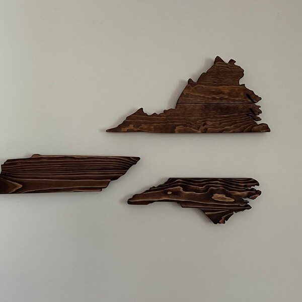 Home State Sign Wall Decor Housewarming Gift Wood State Sign - Etsy