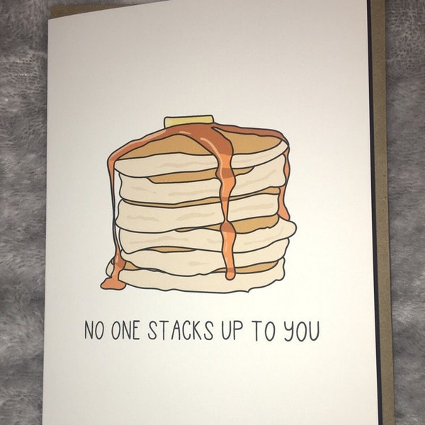 No One Stacks up to You Greeting Card | Love You Card | Best Friend ...