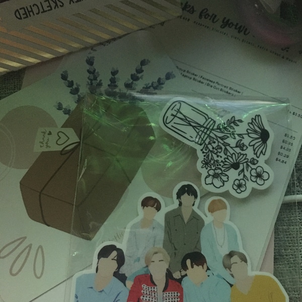 BTS Sticker BTS Group Sticker Faceless Portrait Sticker Water Resistant ...