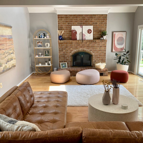 HALF MOON Textured Plaster Wall Art Minimalist Art White Textured Wall ...