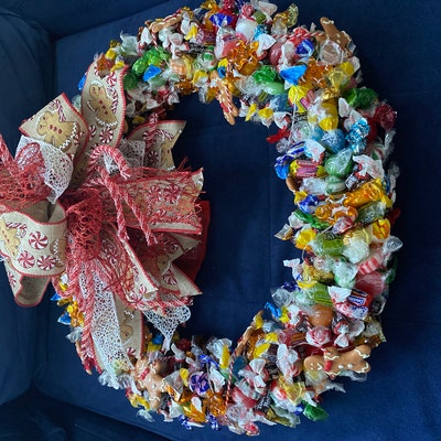 Candy Wreath Edible Fruit-flavored 300 Pieces - Etsy