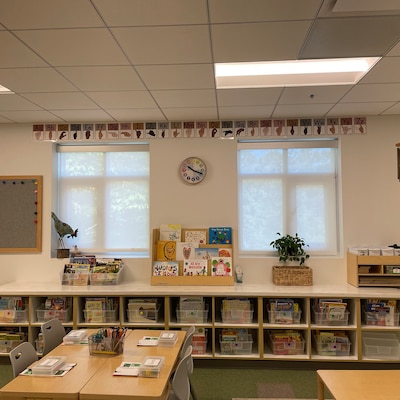 ASL american Sign Language Alphabet Posters BOHO RAINBOW Neutral ...